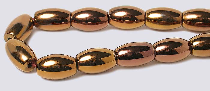 Copper Magnetic Beads - 5x8 Rice | (Metallic Color)