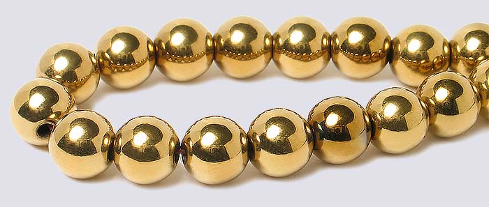 Gold Magnetic Beads - 6mm Round | Amazing Color