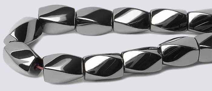 Magnetic Beads Hematite 5x8 (4-sided) Twist | Spectacular Quality (AAA ...
