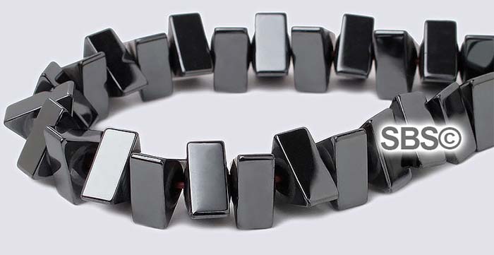 Magnetic Beads Hematite 7x7 Triangle | Spectacular Quality (AAA Grade)