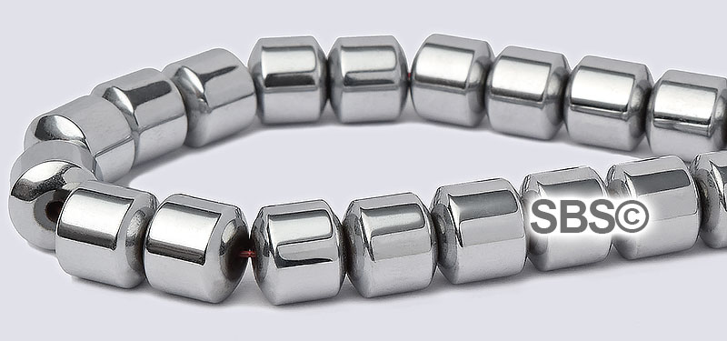Silver Magnetic Beads - 6x6 Drum - (Amazing Spacer Bead)